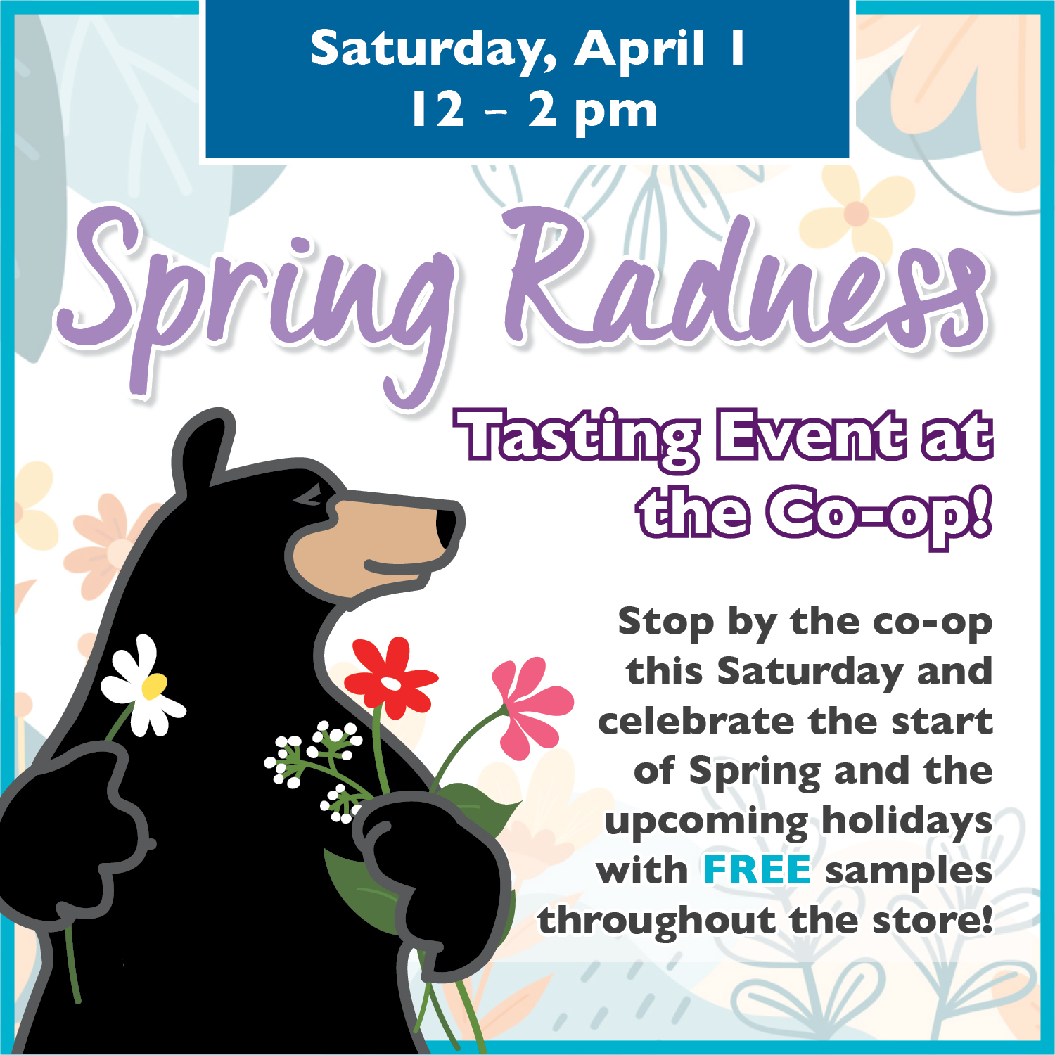 FREE Spring Radness Tasting Event!